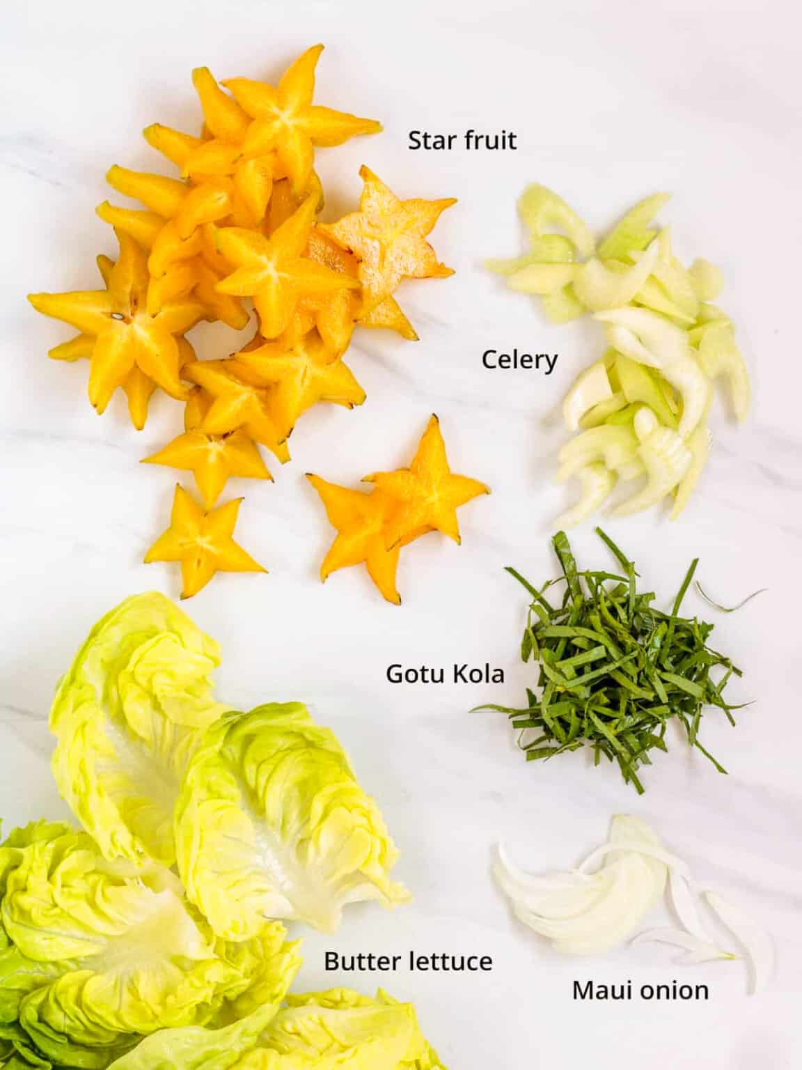 Tropical Star Fruit Salad - Poppys Wild Kitchen