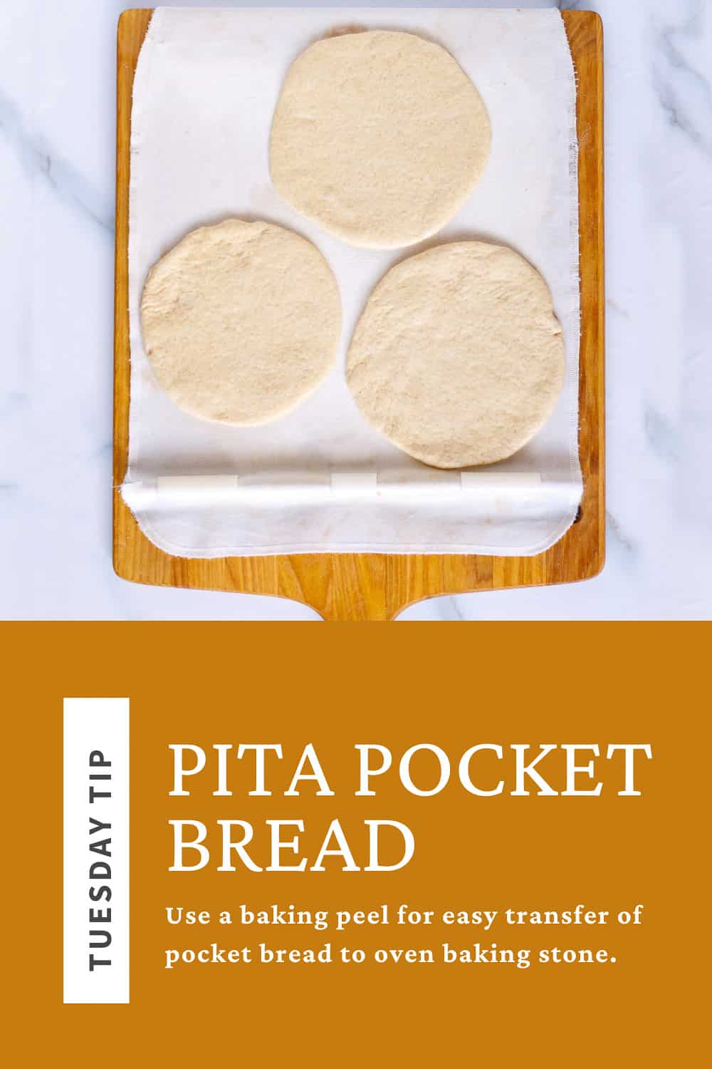Vegan Pita Pocket Bread - Foolproof - Poppys Wild Kitchen