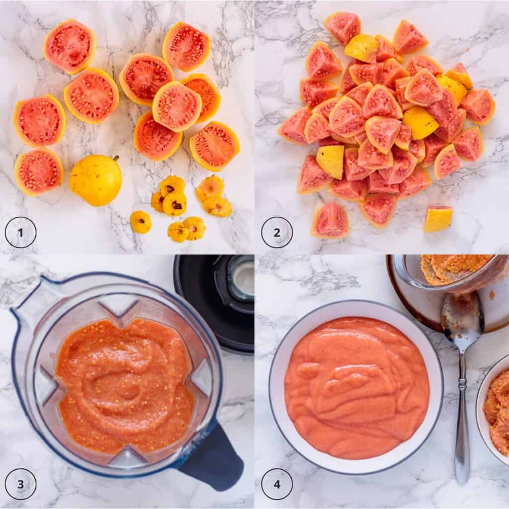 How To Make Guava Puree - Poppys Wild Kitchen