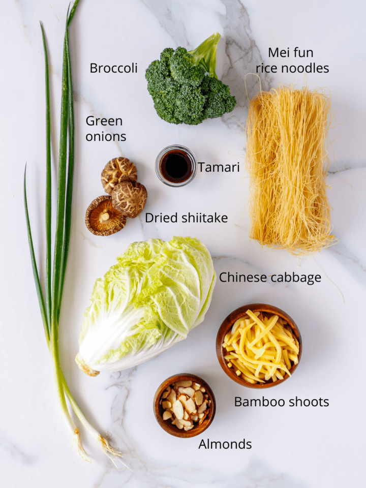 Cold Vegetable Mei Fun Noodles - Vegan - Poppys Wild Kitchen