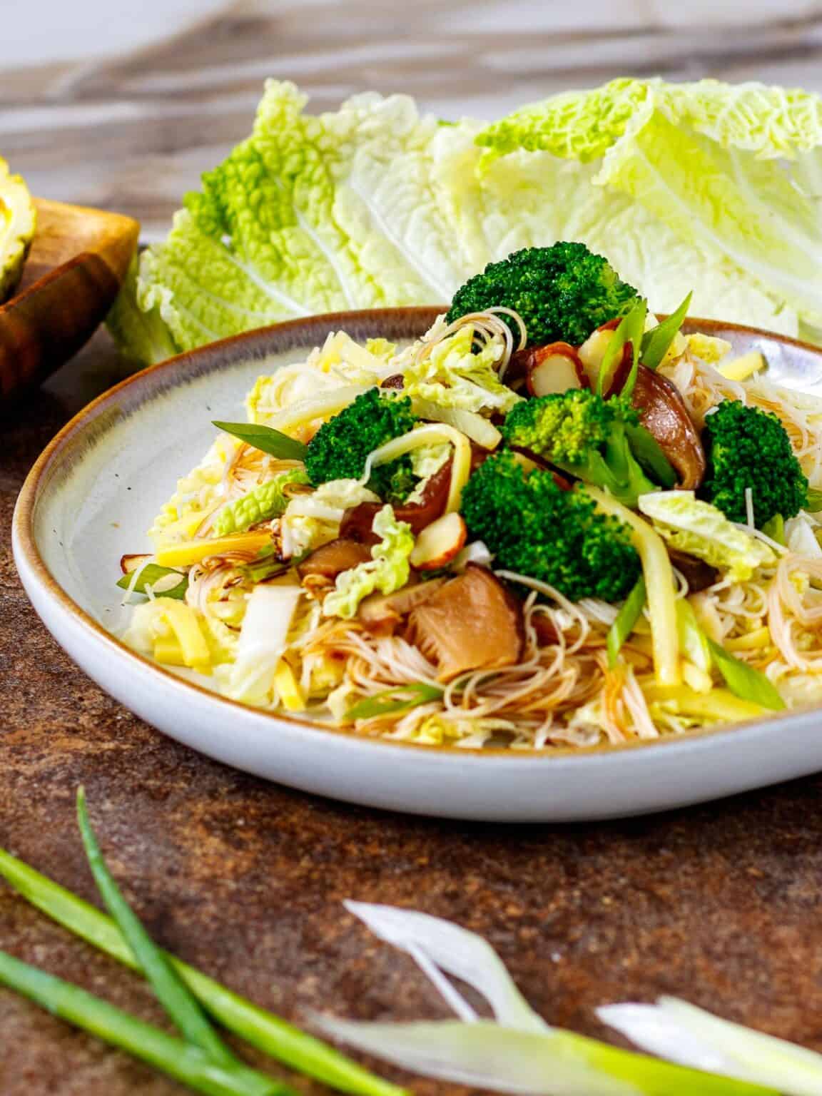 Cold Vegetable Mei Fun Noodles - Vegan - Poppys Wild Kitchen